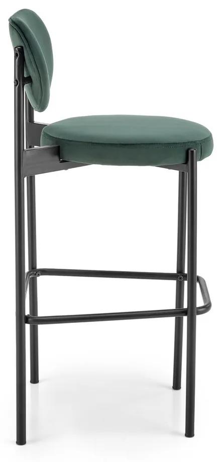 Barová židle Berk, zelená