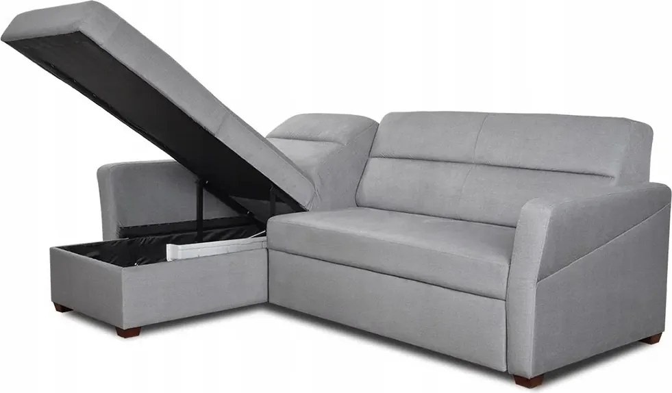 Sedací sestava LIVIA | malá sedací souprava + křeslo | 157x228 + 88 cm | rozkládací s úložným prostorem | VÝBĚR TKANIN