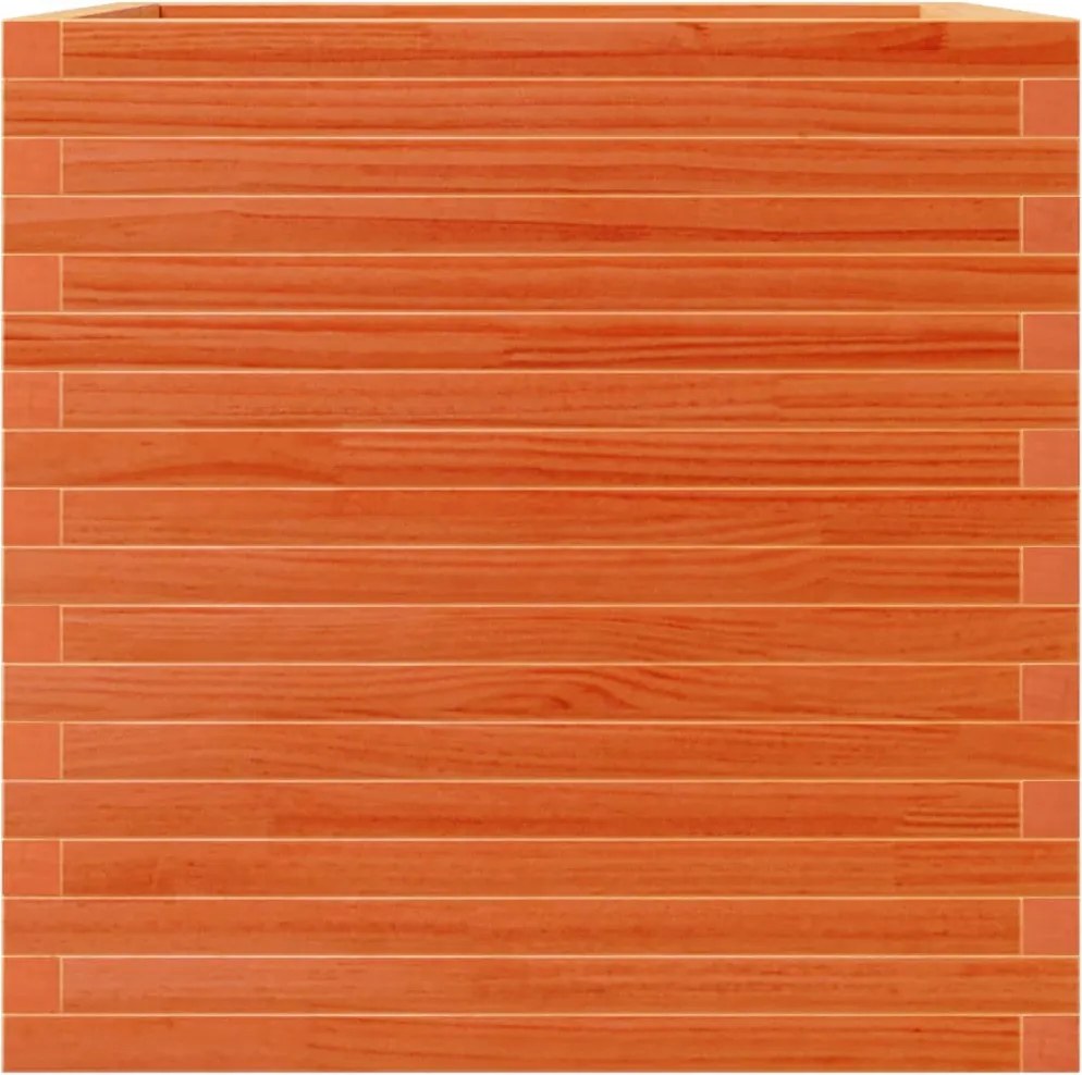 Zahradní truhlík voskově hnědý 70x70x68,5 cm masivní borovice 3282476