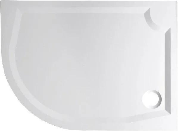 Gelco Vaničky - Sprchová vanička RIVA, 1200x900 mm, pravá, bílá GR12090R