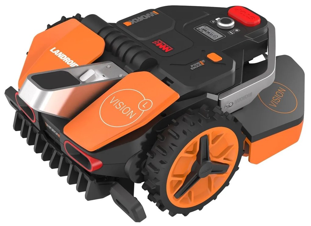 Worx Landroid Robotická sekačka Vision L1300, 1300 m², max. náklon 30 %, výška střihu: 30–60 mm, 59 dB