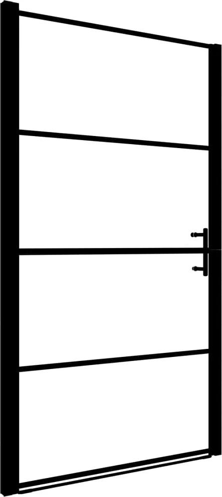 vidaXL Sprchové dveře matné tvrzené sklo 91 x 195 cm [146662] Barva: transparentní