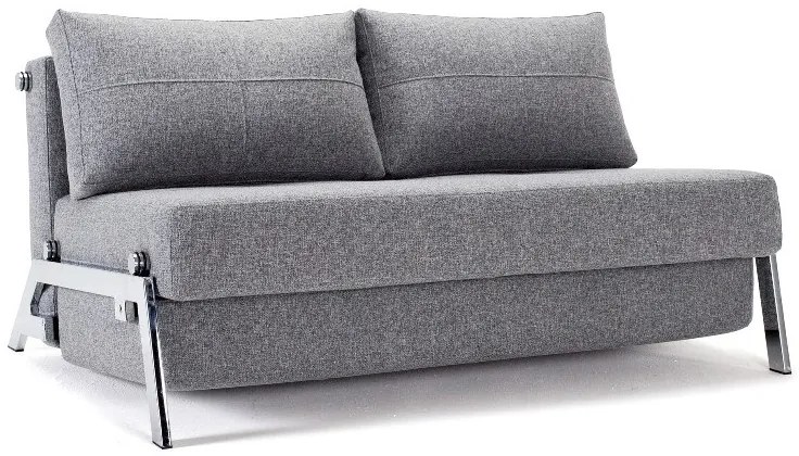 INNOVATION - Rozkládací sedačka CUBED CHROME SOFA 140-200