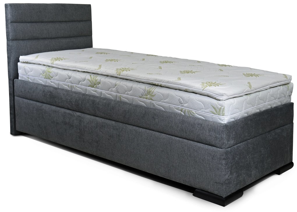 Postel  VENETO BOXSPRING 100x200 cm, s krátkým čelem