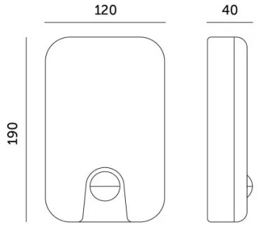 LED Venkovní nástěnné svítidlo se sen. BAVANO LED/15W/230V 3000/4000/5700K IP54