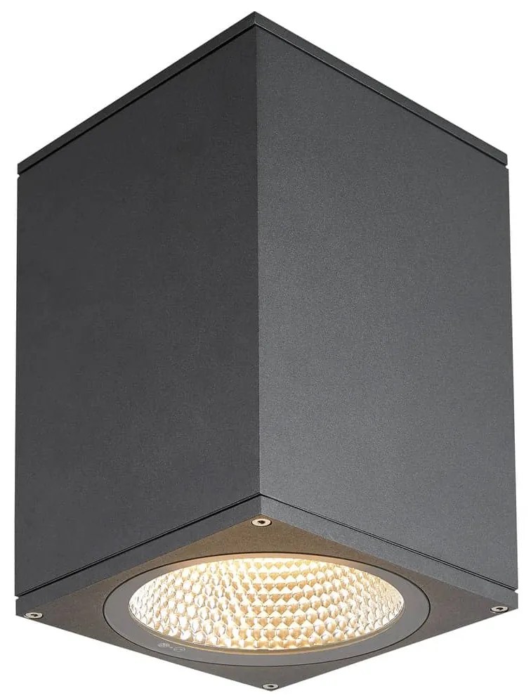 SLV 1003439 Enola Square L, venkovní stropní svítidlo, LED 35W 3000/4000K, antracit, rozměr 14x14cm, IP65