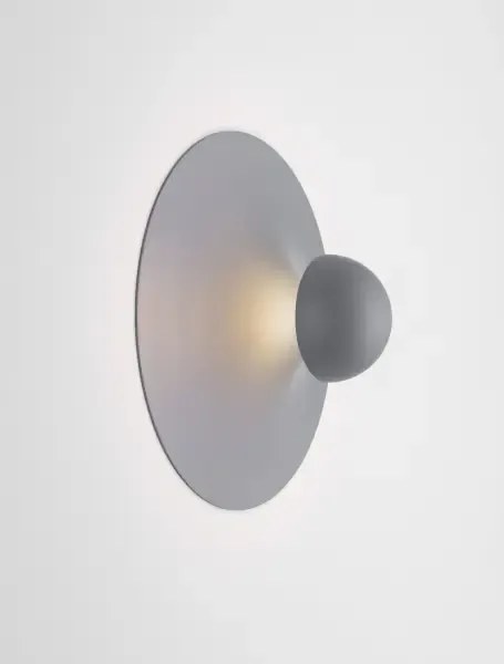 LED bluish šedé nástěnné svítidlo Edem
