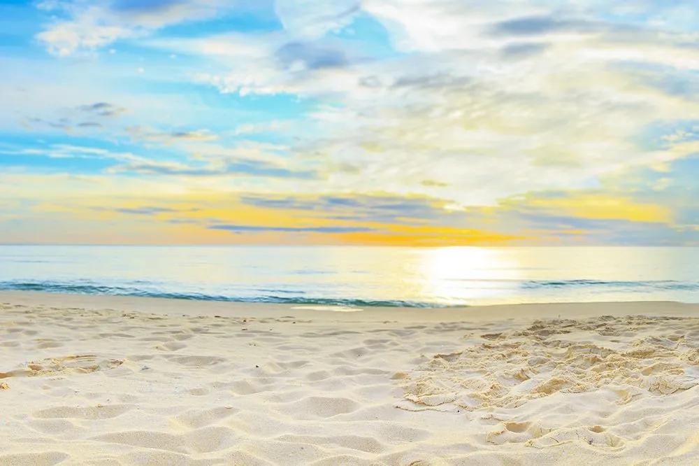 Samolepící fototapeta nádherná písčitá pláž - 300x200 cm