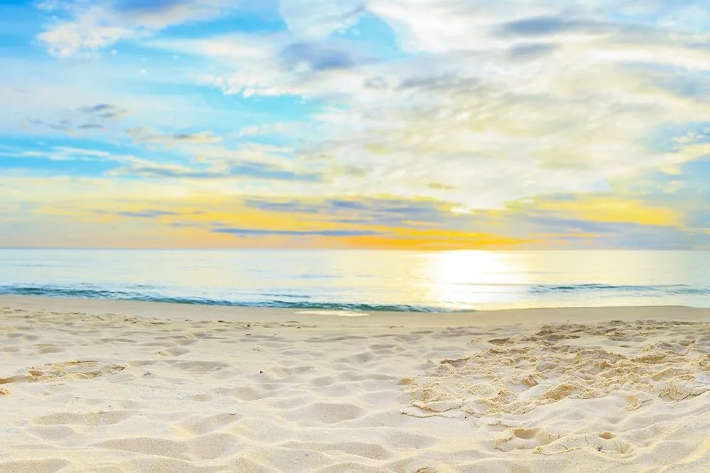 Samolepící fototapeta nádherná písčitá pláž - 450x300 cm