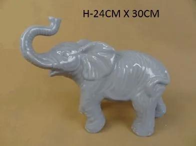 Velký keramický šedý slon SD16253L