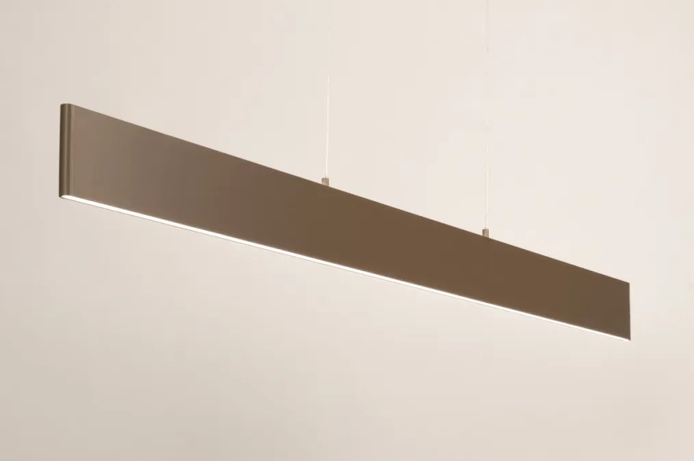 Závěsné stmívatelné LED svítidlo Linear 150 Brown
