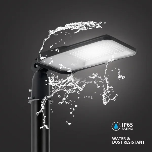 Brilagi-LED Venk. lampa se sloupem a kl. 3 m URBANLIGHT LED/100W/230V černá IP65