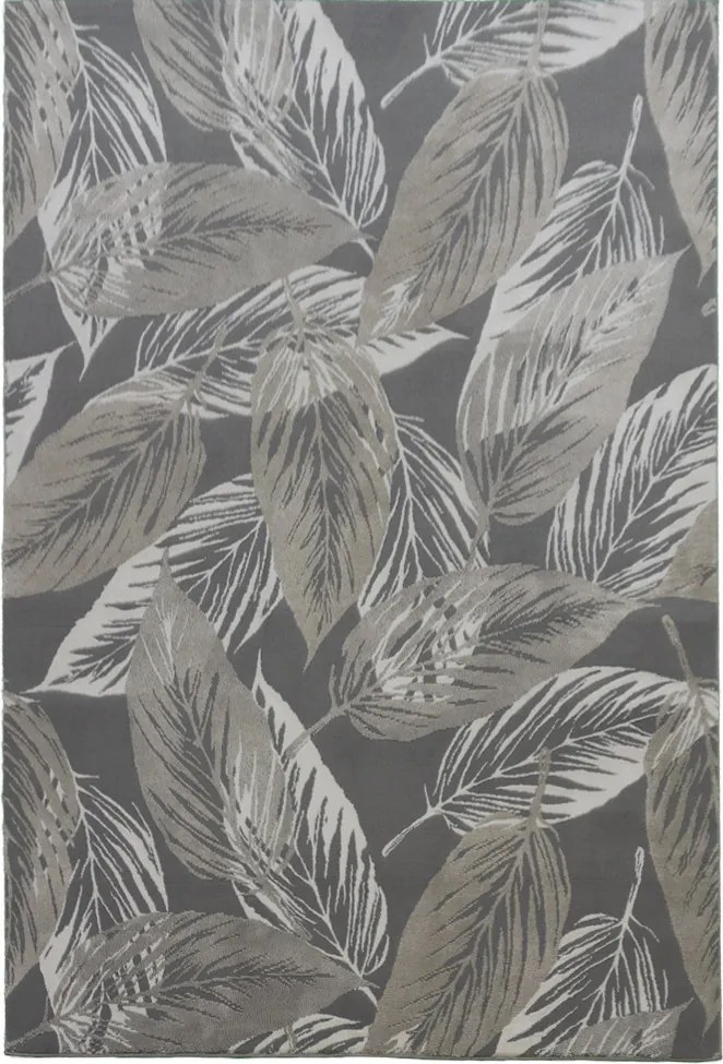 BE Koberec Zurich 1925 BEIGE GREY - šedý obdélníkový Rozměr: 60x100 cm