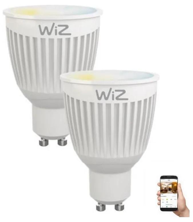 WiZ | SADA 2x LED Stmívatelná žárovka GU10/6,5W/230V 2700-6500K Wi-Fi - WiZ | WI0094