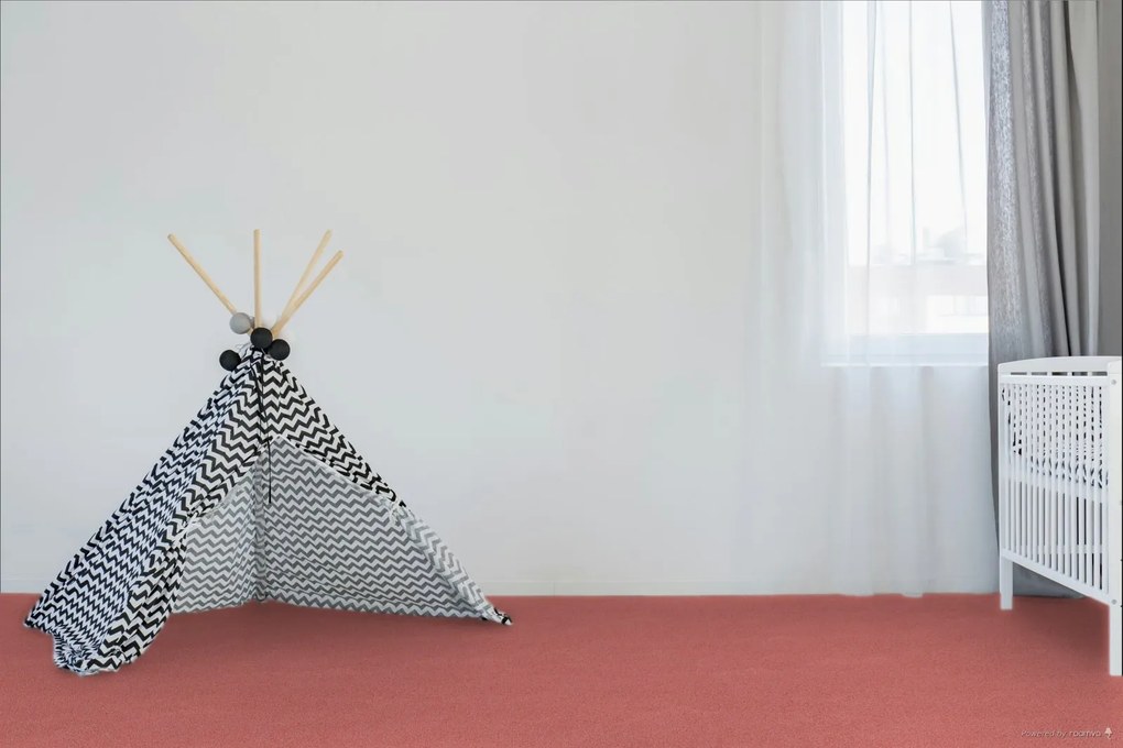 Condor Carpets, Metrážový koberec Carousel 12, na míru, šíře 4m, růžová, filc, dětský pokoj