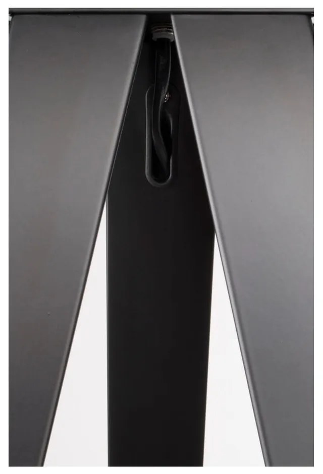 Černo-šedá stojací lampa Zuiver Tripod, ø 50 cm