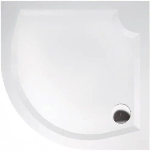 Gelco LAURA100 sprchová vanička z litého mramoru, čtvrtkruh 100x100x4cm, R500 GL501