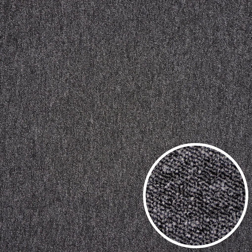 Condor Carpets, Metrážový koberec Classica 87, zátěžový, na míru, šíře 4m,5m, šedá, ab (mřížka), chodba / předsíň