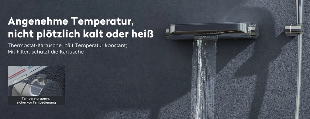 design vanová baterie DOPORRO 2 - černá