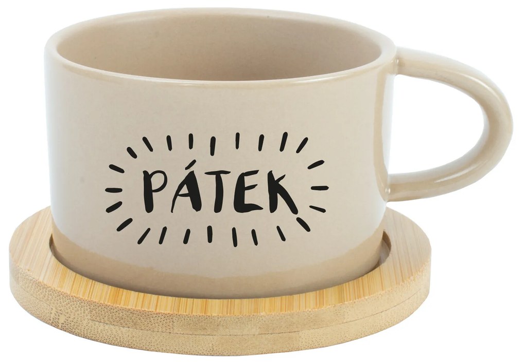 PÁTEK - krémový hrníček makronka 200 ml