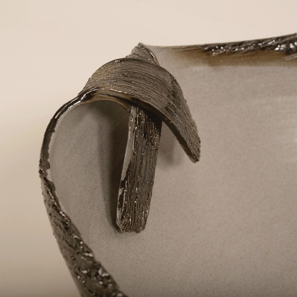 Rea Handmade Art, keramické umyvadlo na desku 490x440x180 mm, béžová, REA-U6326