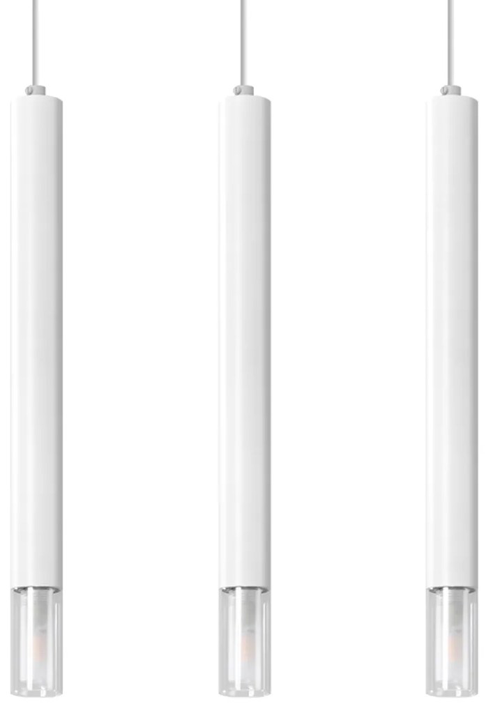 Sollux Lighting Závěsné svítidlo WEZYR 3 bílé