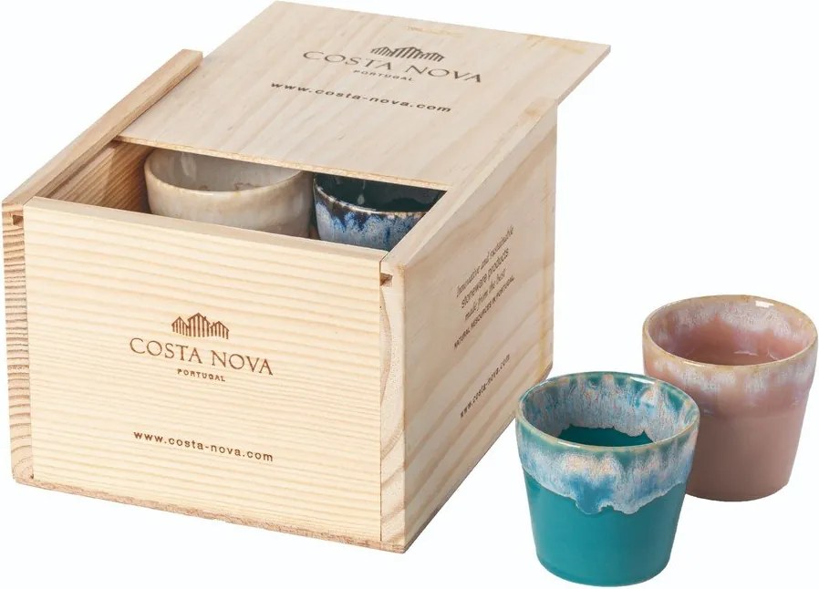 Kameninové šálky v sadě 8 ks na espresso 90 ml Grespresso – Costa Nova