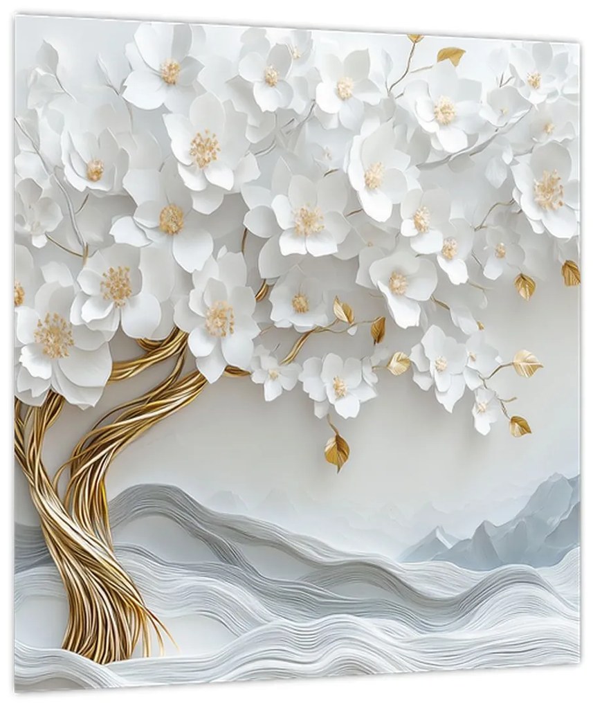 Obraz - 3D elegantní strom života (30x30 cm)