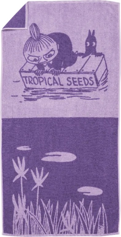 Ručník Little My 70x140, fialový