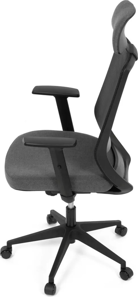 Ergonomická kancelářská židle AURELIE - černá síťovina