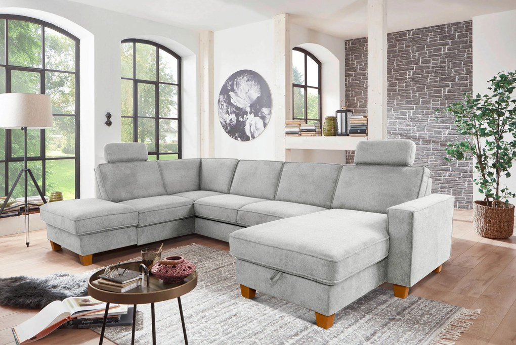 XXXLutz SEDACÍ SOUPRAVA, textil, barvy stříbra Sit & More - Sedací soupravy - 000144005846