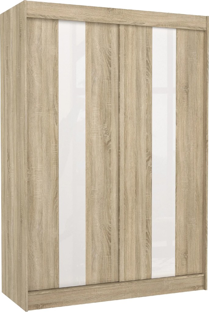 ADRK Furniture Posuvná skříň s lacobelem KAREN 150 SW-KAR-S+WL-150+A277