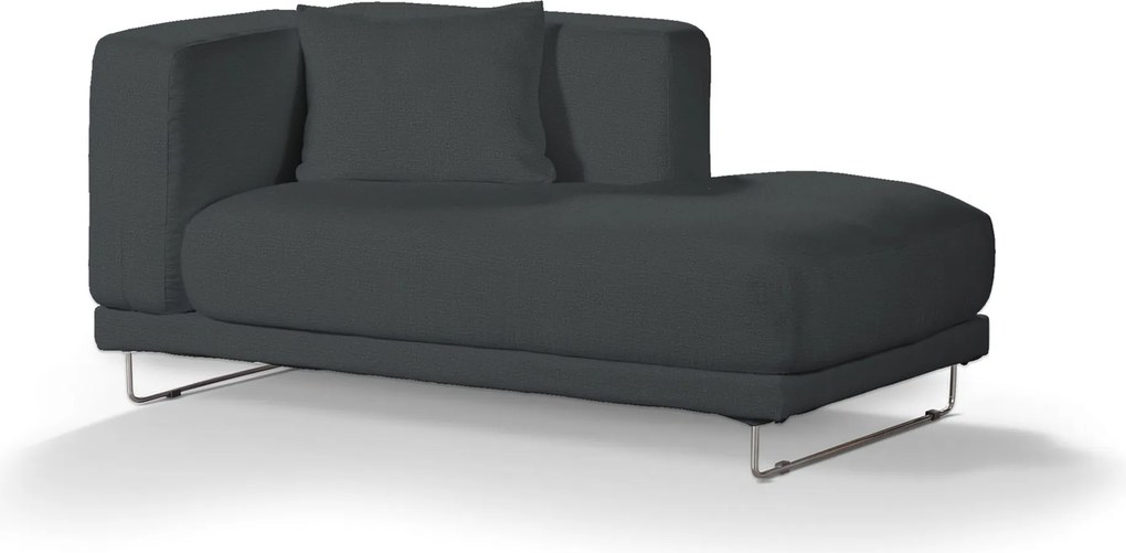 Potah na šezlong Tylösand pravý barva šedá látka sametová