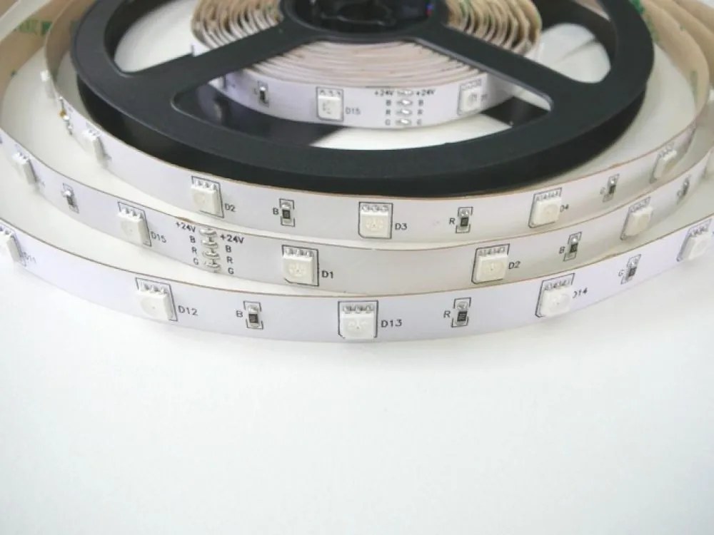 T-LED s.r.o. RGB LED pásek 24V-150 záruka 3 roky RGB