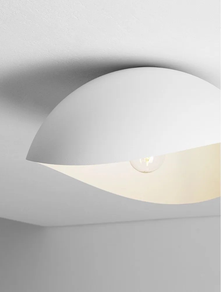 Matně bílé kovové stropní svítidlo Opsi – Nova Luce