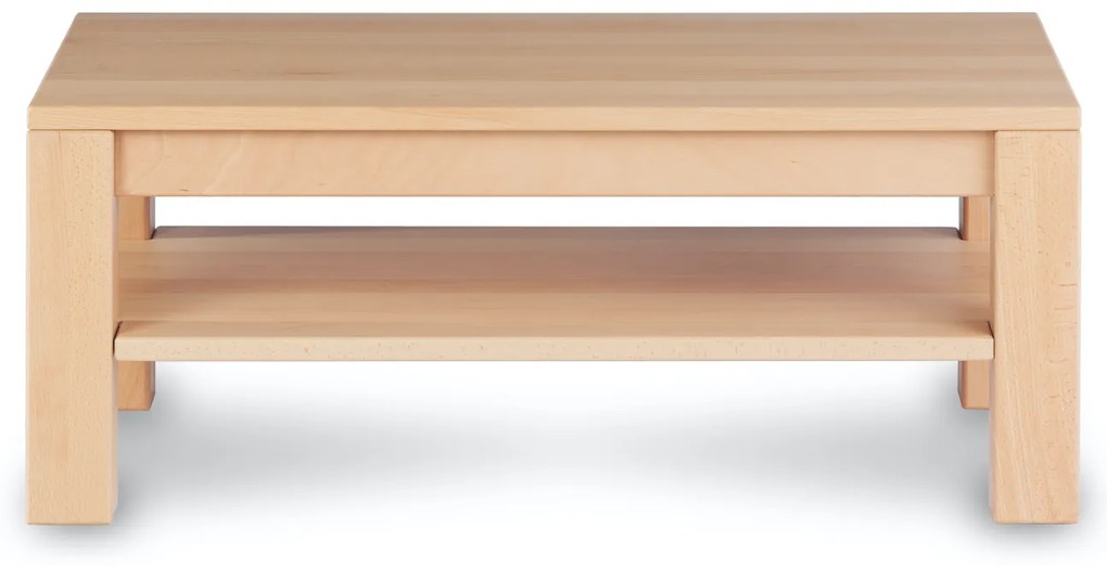 Wooded Konferenční stolek Chicago z masivu BUK Výška stolku: 53 cm