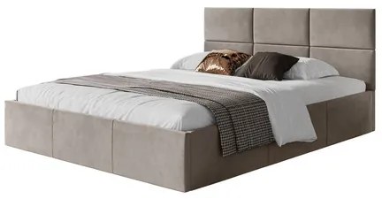 Čalouněná postel PORTO rozměr 140x200 cm Černá