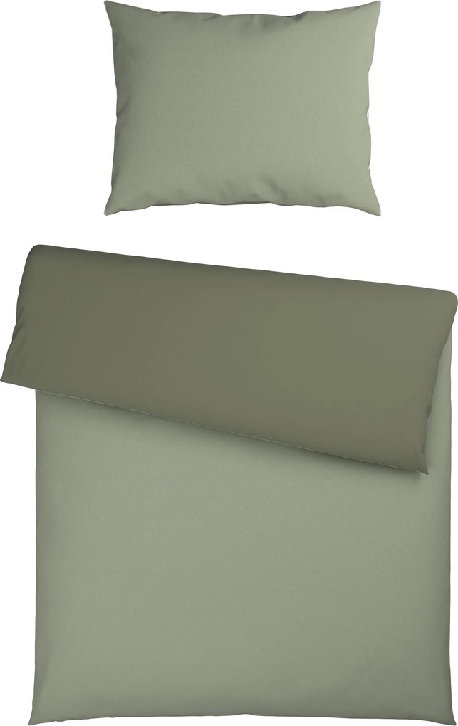 XXXLutz OBOUSTRANNÉ POVLEČENÍ, šalvějově zelená, 140/200 cm Dieter Knoll - Povlečení - 005195000903