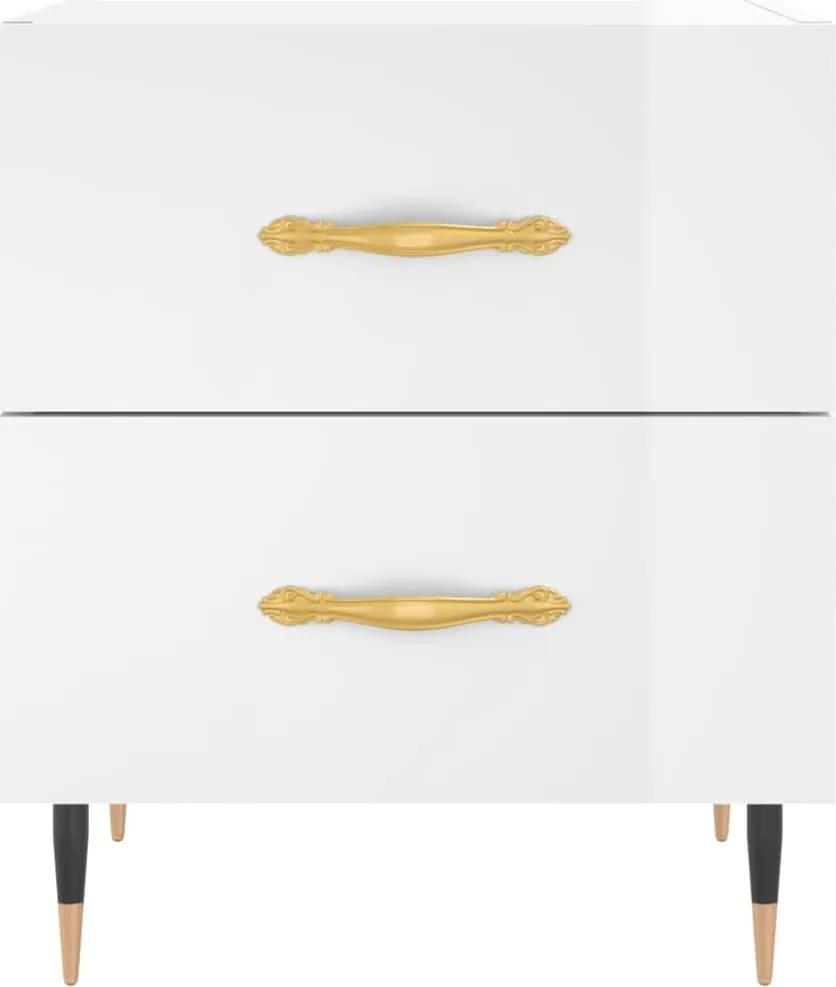 vidaXL Noční stolek 40 x 35 x 47,5 cm kompozitní dřevo [827264] Barva: šedá sonoma