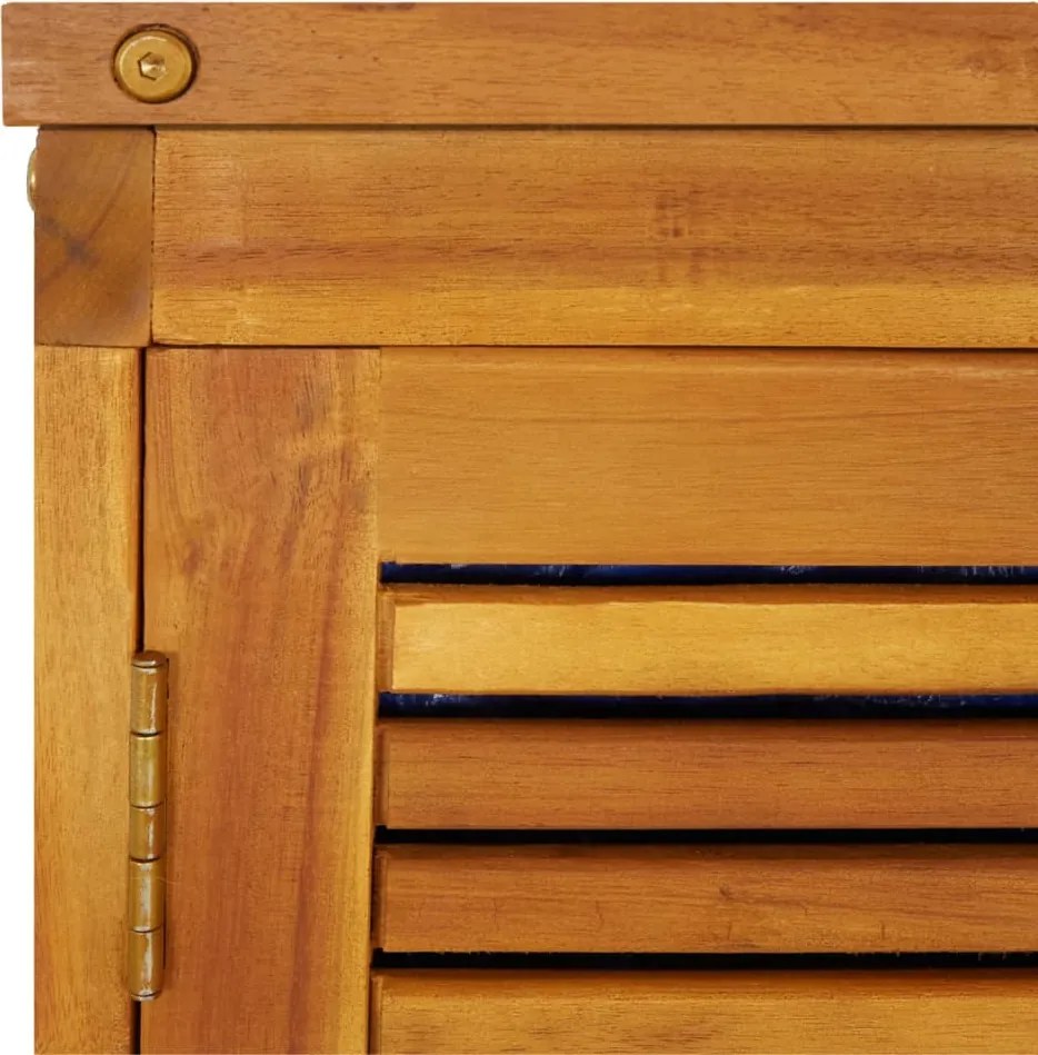 Zahradní úložný box 210 x 87 x 104 cm masivní akáciové dřevo 3155243