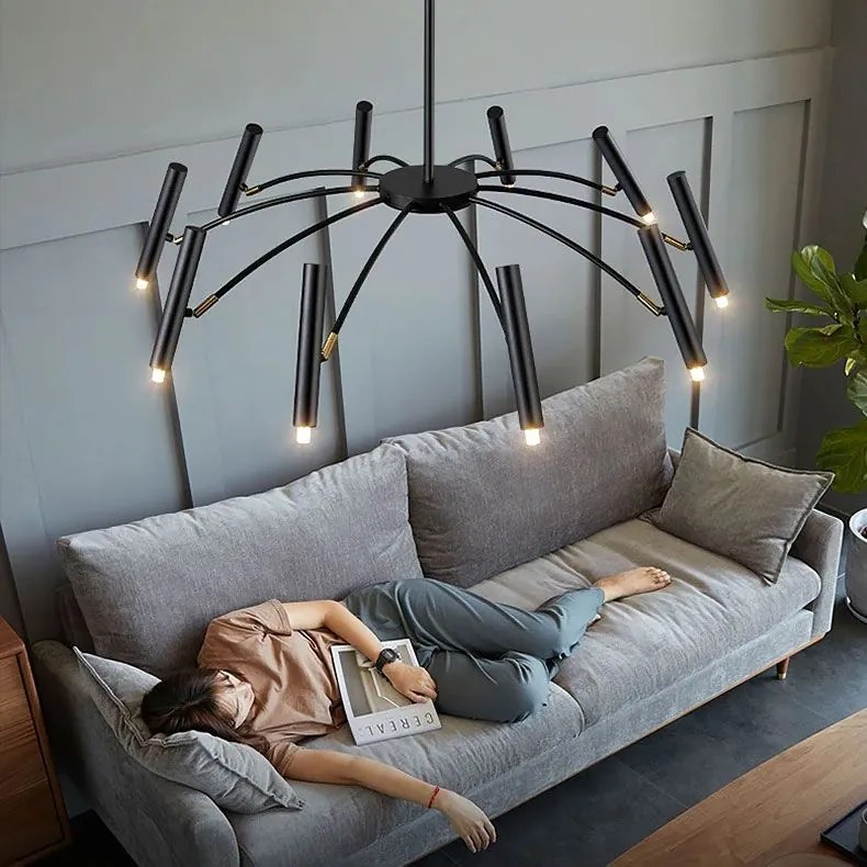 Toolight, stropní lampa 15xG9 APP1196-15CP, černá, OSW-40113