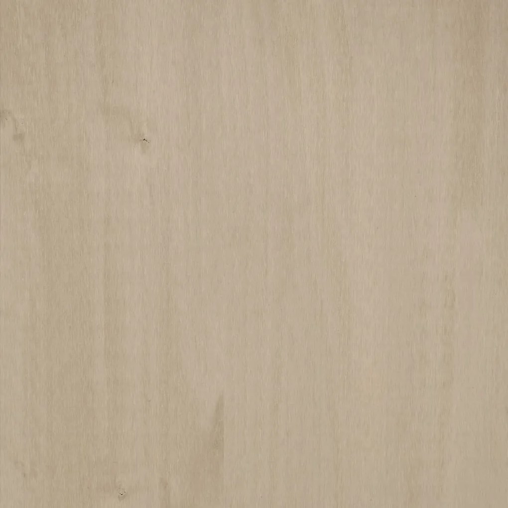 Šatní skříň HAMAR medově hnědá 89x50x180 cm masivní borovice - Default Title