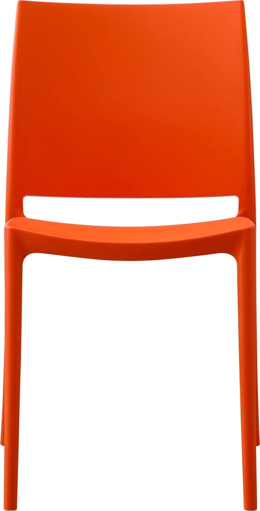 Židle Meton – oranžová