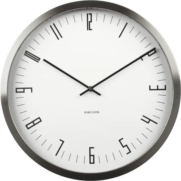 Karlsson KA5612WH Designové nástěnné hodiny, 44 cm