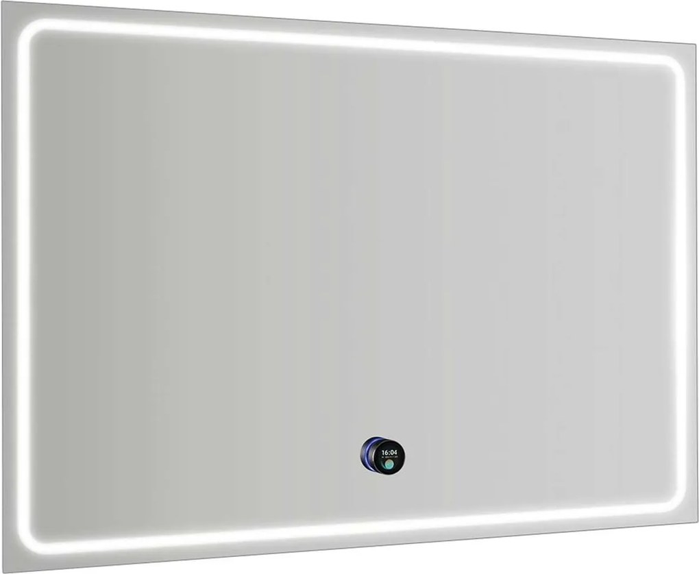 Sapho Gemini - Zrcadlo s LED osvětlením a vyhříváním, 100x70 cm, dotykový senzor GM100K
