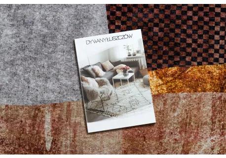Dywany Luszczow Dětský kusový koberec MIRO 52100.801 pratelný  Geometrická protiskluz, šedá Rozměr koberce: 120 x 170 cm