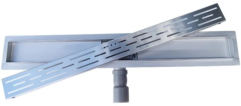 BPS-koupelny Sprchový odtokový žlab DL01 CLASSIC G2 HYD-2650 90 cm, satén
