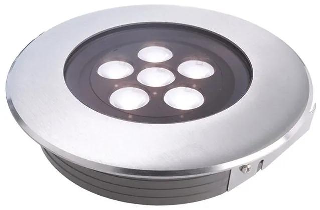IMPR 100115 LED Zápustné zemní svítidlo Flat 6 x 2W studená bílá 15° - LIGHT IMPRESSIONS