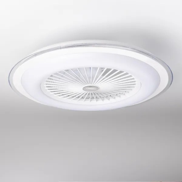 Brilagi - LED Stmívatelné svítidlo s ventilátorem RONDA LED/48W/230V bílá + DO