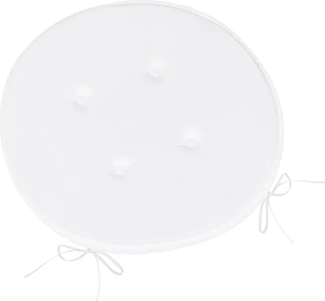 Bellatex Sedák Adéla kulatý hladký Bílá 40 cm, (průměr)